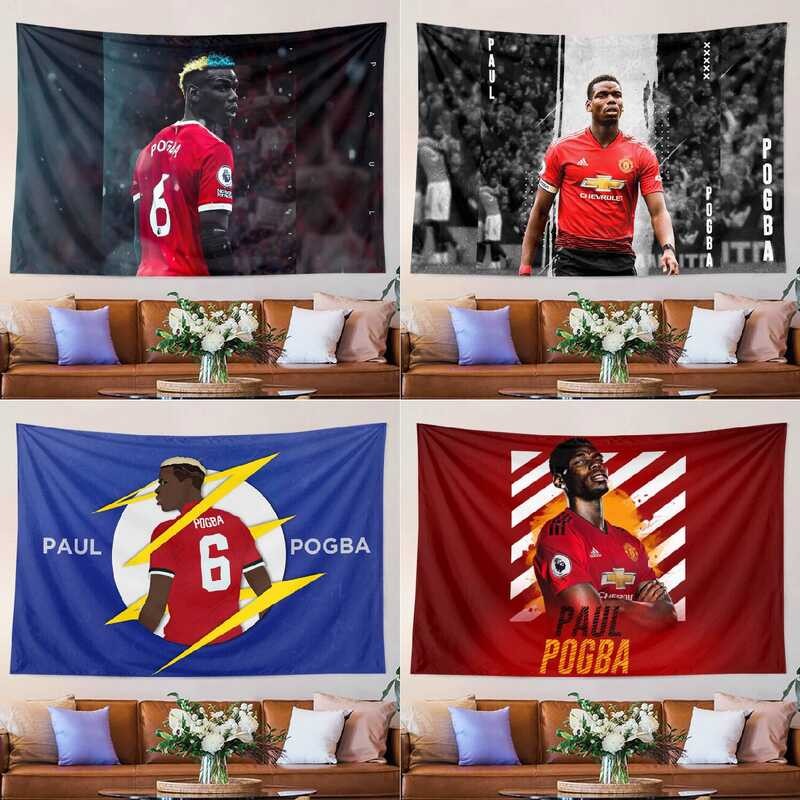 LY Paul Pogba Boba Boba Photo Poster Merchandise Football Star Wall ...