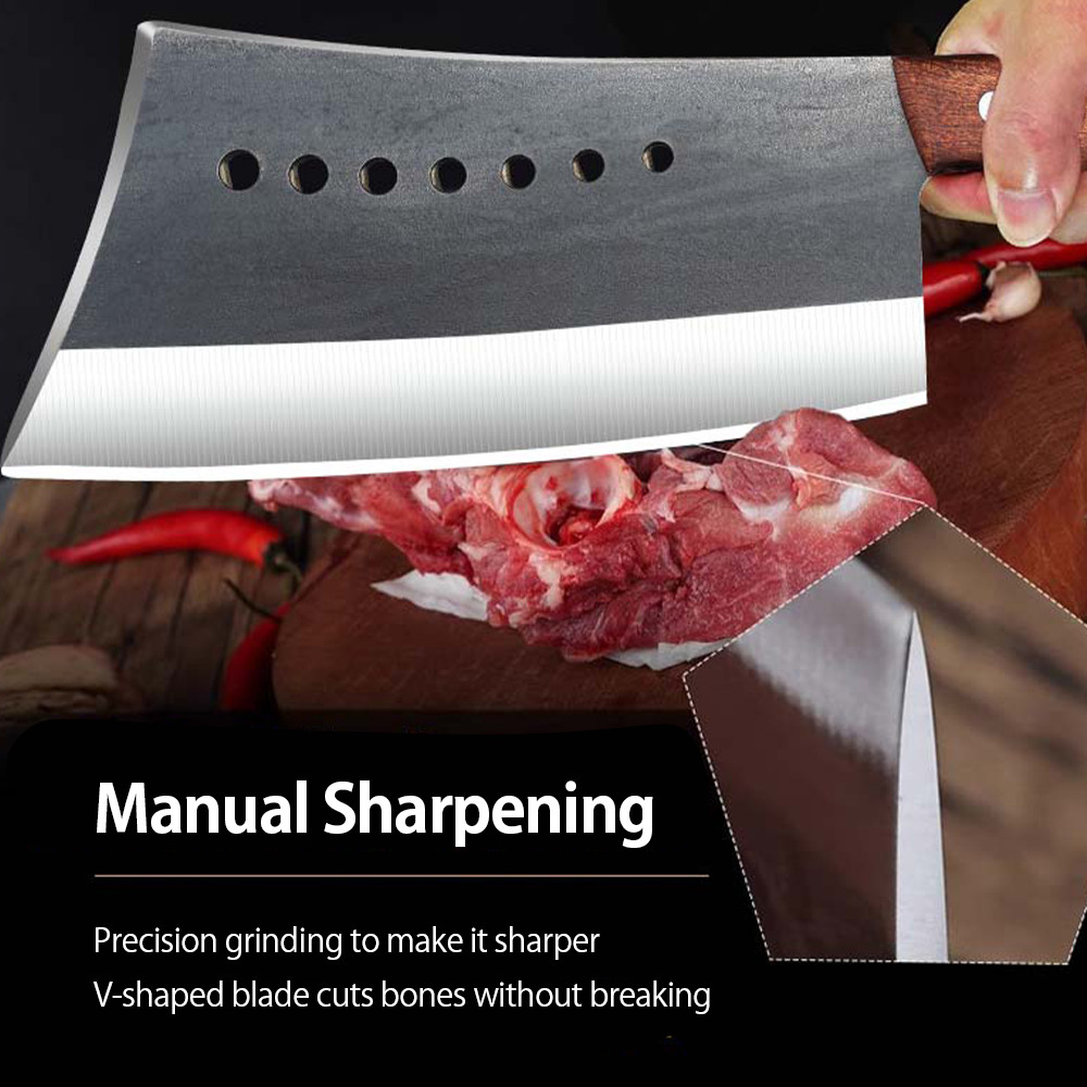 Japanese Style Meat Cleaver Chopping Bones And Frozen Meat Kitchen ...