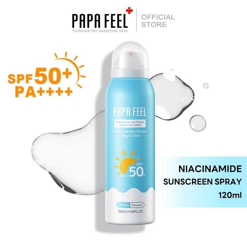 FDA PAPA FEEL All Day Light Sunscreen Spray Spf50 Pa++++ 120Ml F3b 83A ...