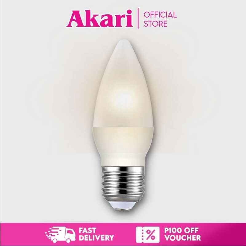 AKARI LED Candle Bulb Aled-Ct3ww-E27 3 Watts - Warm White E42 | Shopee ...