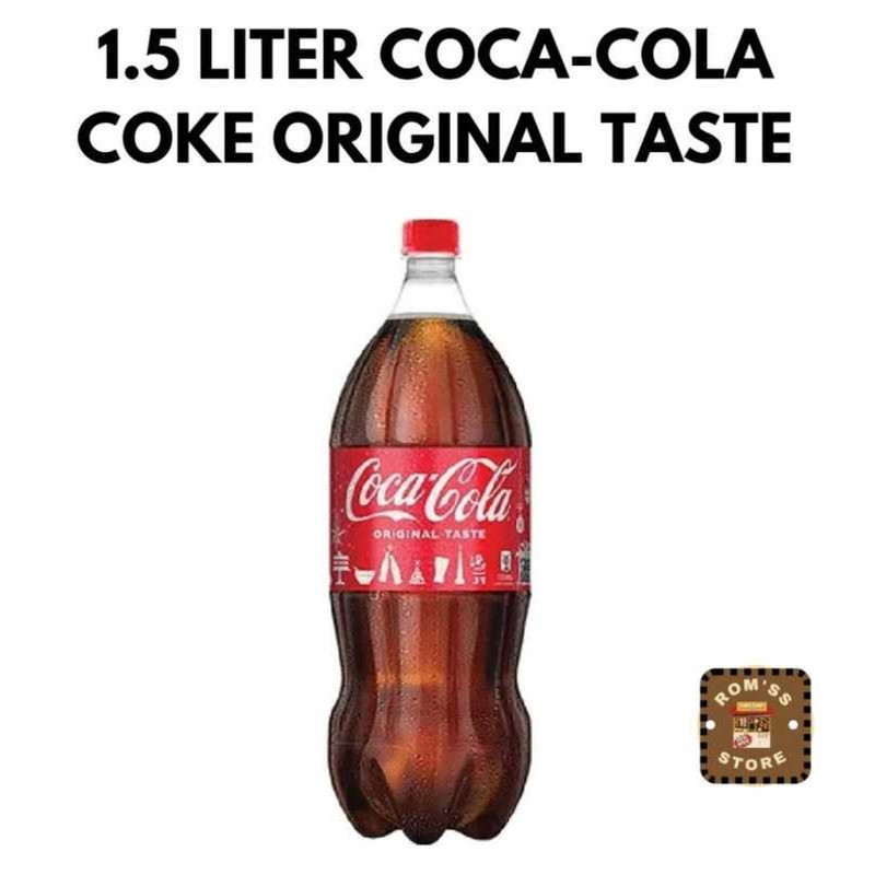 1.5 LITER Coca-Cola COKE ORIGINAL TASTE Zjy 6A3 | Shopee Philippines