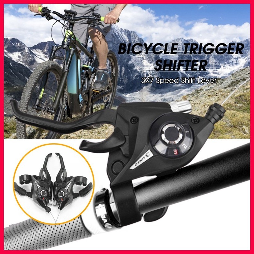 Bicycle GEAR Shifter/Brake Speed Lever Brake Bike trigger shifter Brake ...