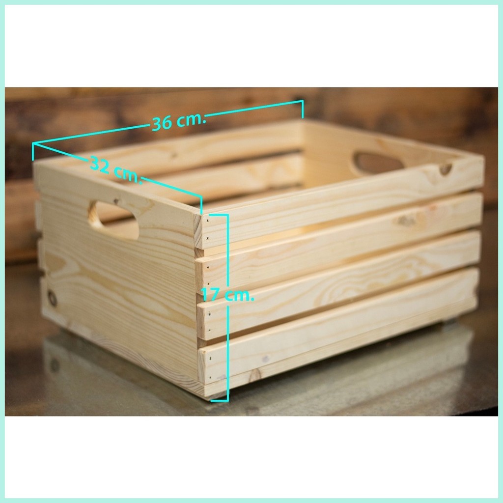 Large Wooden Crate Rectangle | Shopee Philippines