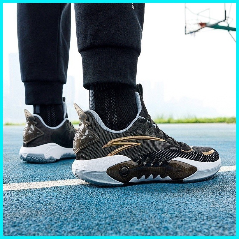 ANTA Men Shock The Game Shock Wave 5 Team Basketball Shoes | Shopee ...
