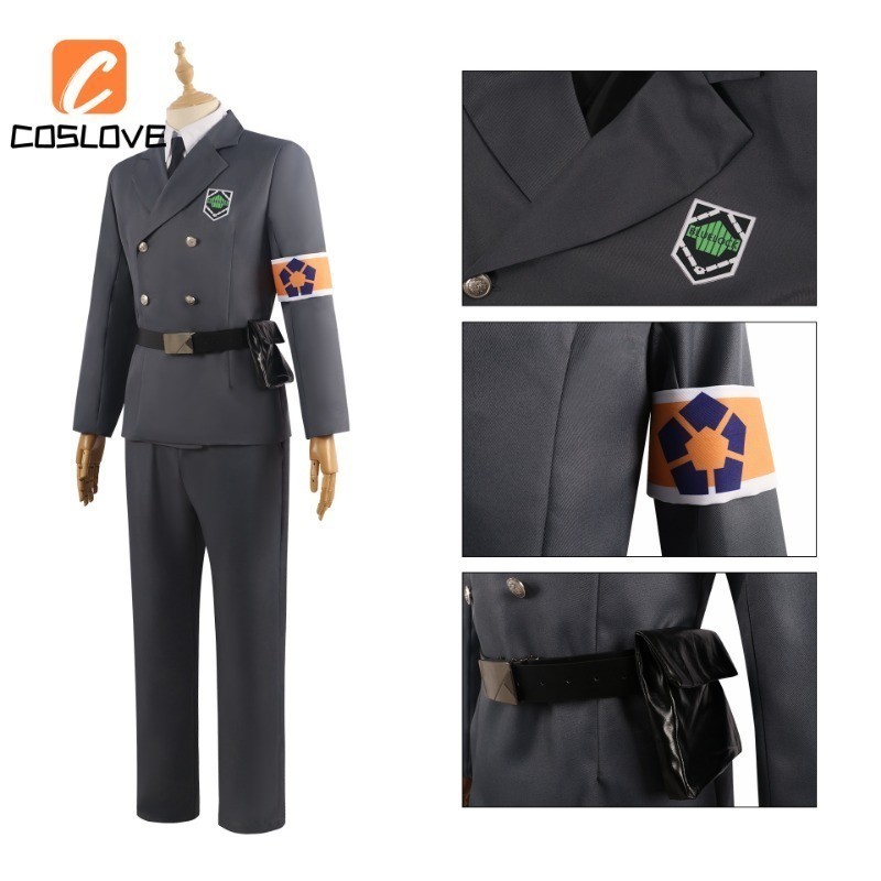 Anime Blue Lock Prison Guards Cosplay Full Set Costume Suit for Adult ...