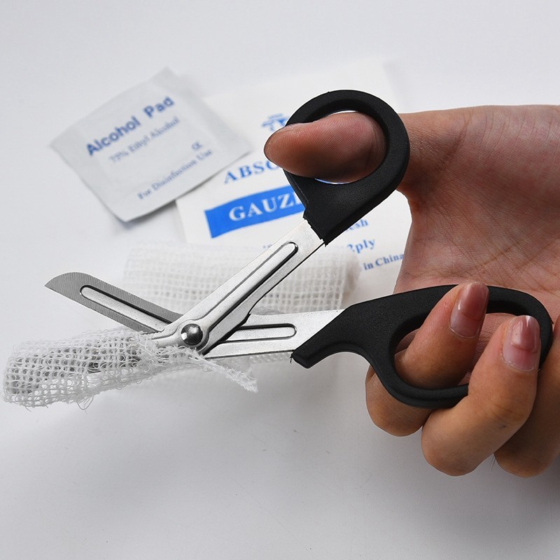 Multi-function Curved Scissors Gauze Bandage Specific Safety Scissors ...