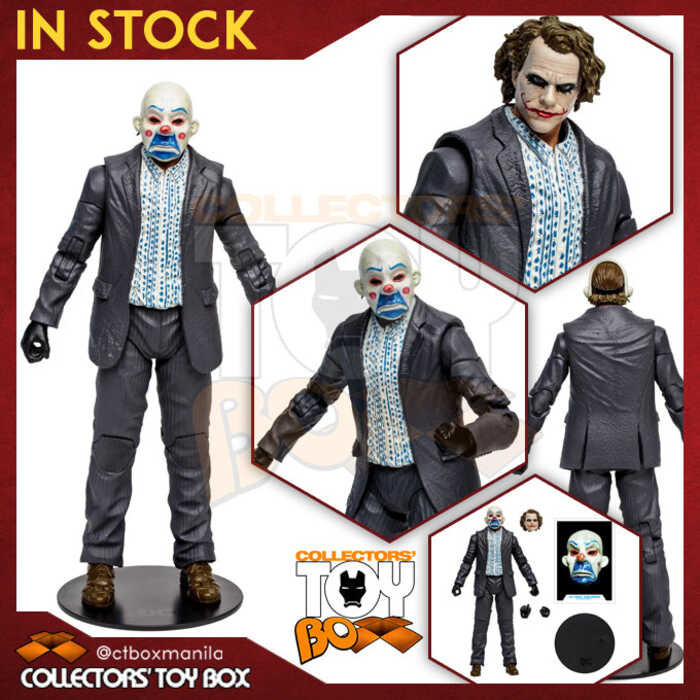 McFarlane Toys DC Multiverse Dark Knight Trilogy The Joker Bank Robber ...