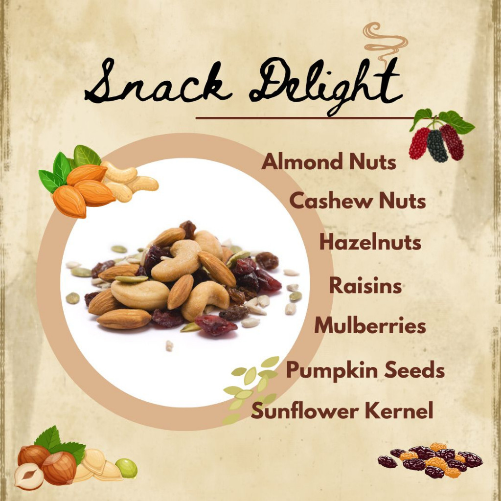 Radiant Snack Delight, Non Roasted Mixed Nuts (Gluten Free) | Shopee ...