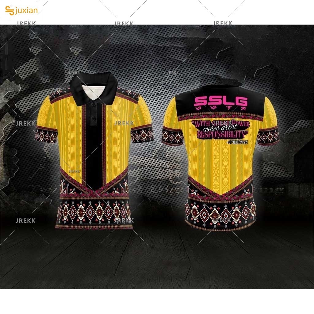 2024 Newly designed SSLG T-shirt POLO shirt for men and women | Shopee ...