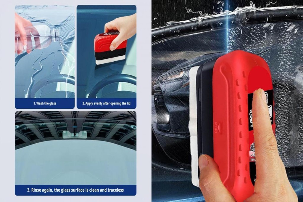 SGES Glass Cleaning Board High-pressure Car Glass Cleaner Portable Car ...