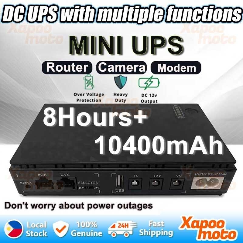 10400Mah Ipakita Ang UPS Supply Para Wifi Router Modem Powerbank Backup ...