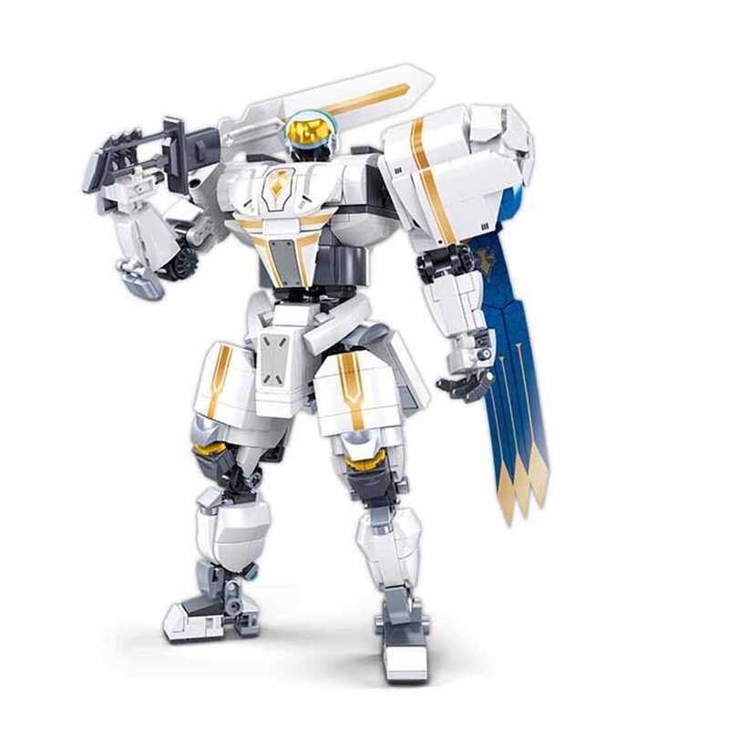 Pcs 660 Sluban 1115 City Hine Armor Alpha Arthur Building Blocks ...