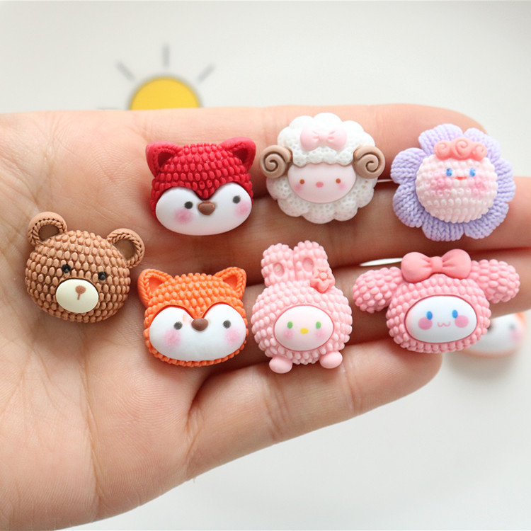 Cute Flower Melody Croc Charms Fox Animal Crocks Design Jibbitz Bear ...