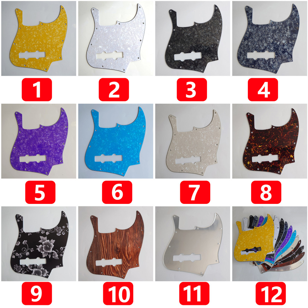 Jazz J Bass Pickguard Full Range of Colors for Standard 4 String Jazz J ...