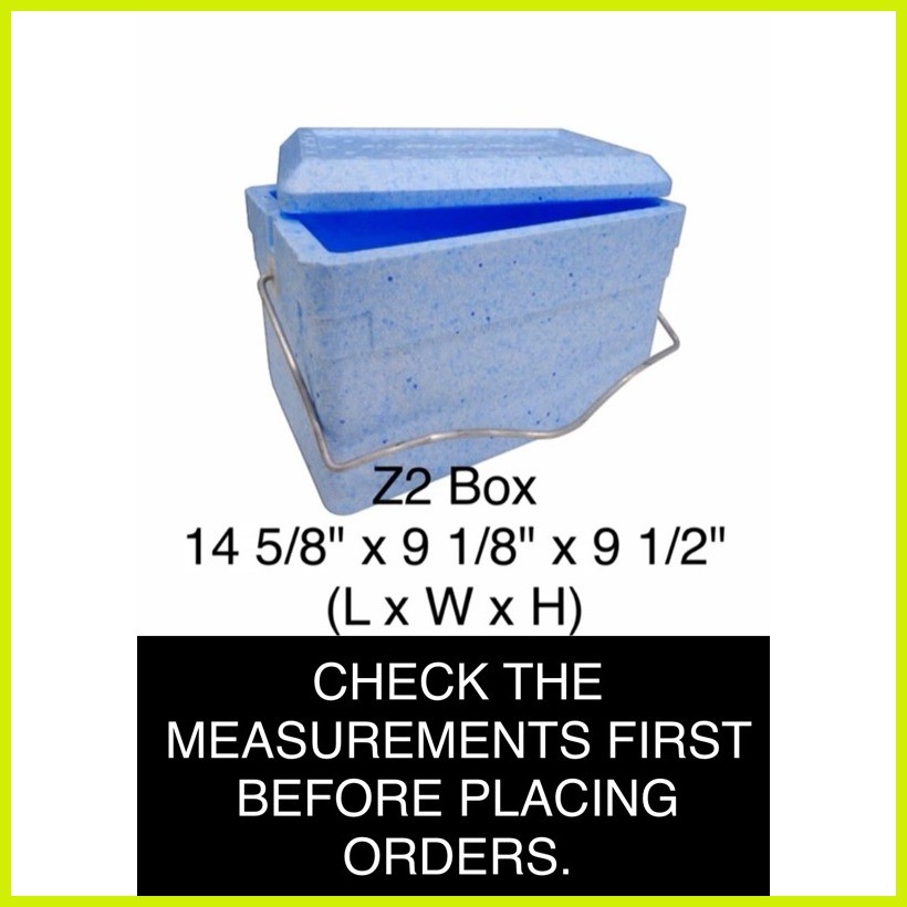 Z2 MODEL / STYRO BOX / STYROBOX / STYROFOAM / ICE CHEST / ICE BOX / ICE ...