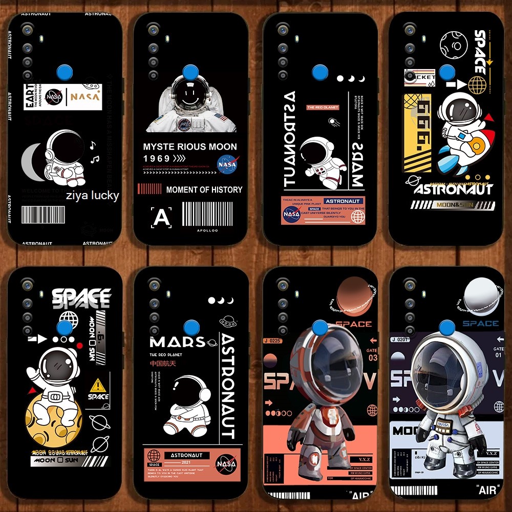 Casing OPPO Realme 5 6I 5I 5S Pro Frosted Astronaut Case Square Soft ...