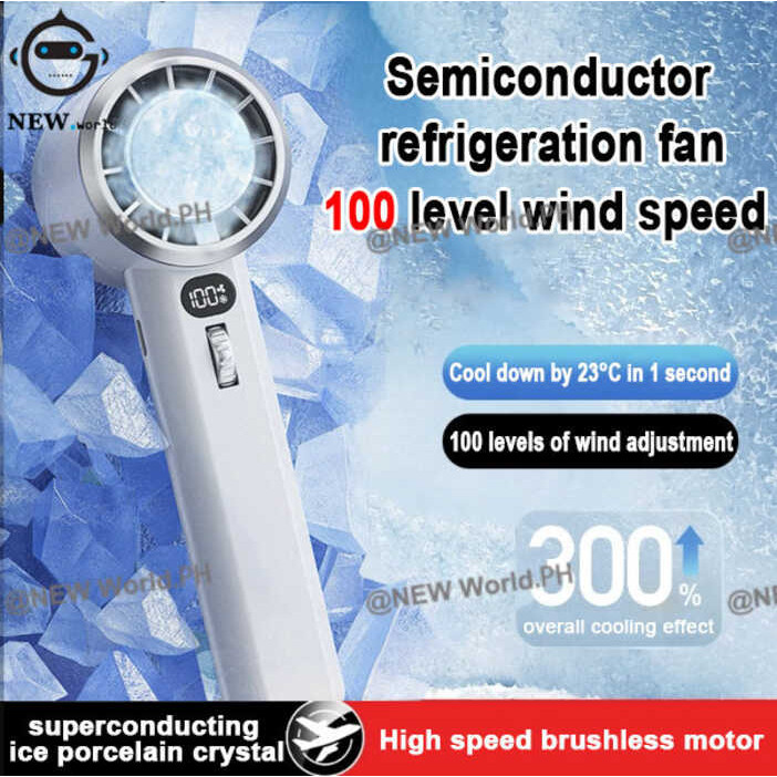 Semiconductor Refrigeration Mini Fan 100-Level Wind Speed Turbojet Fan ...