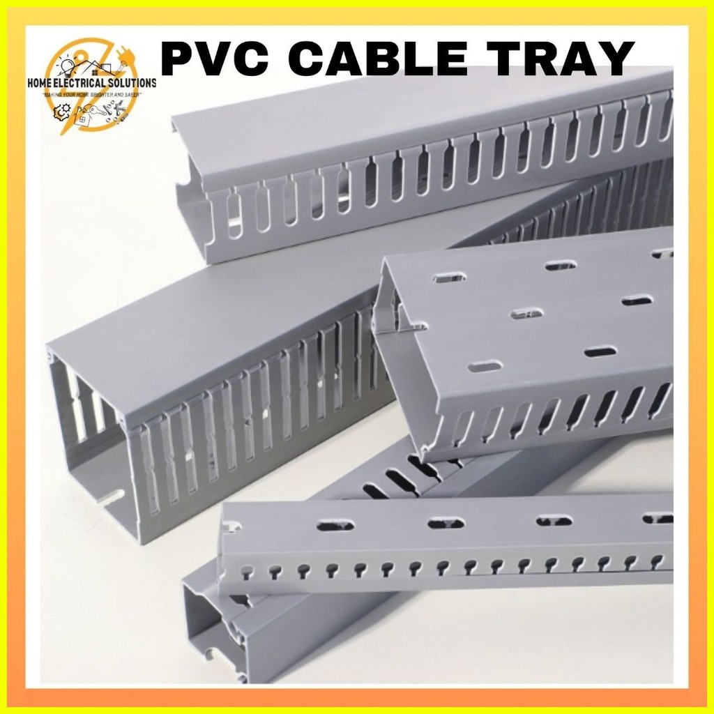 PVC Cable Tray Duct Slotted PVC cable trunking Wire Duct Cable ...