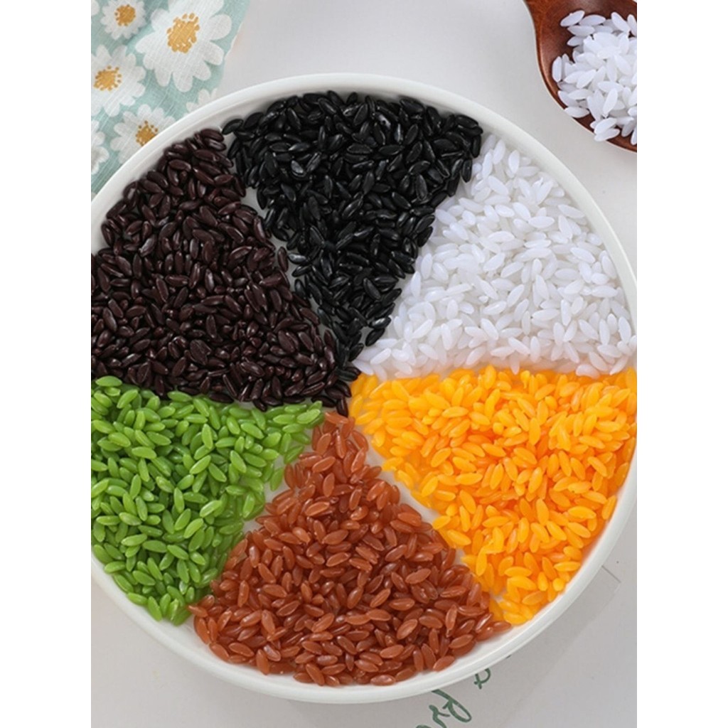 [Mr. Art] Simulation Colorful Rice Grains Whole Grains Food Nutrition ...