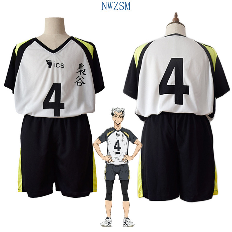 Haikyuu Fukurodani Bokuto Koutarou Uniform T-Shirt At Shorts Cosplay ...