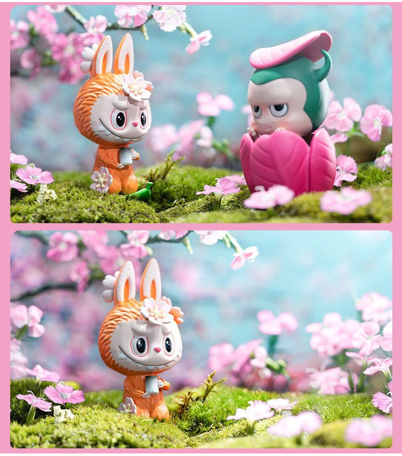 Labubu LABUBU Flower Elf Series Genuine Pop Mart Mystery Box Trendy Toy ...
