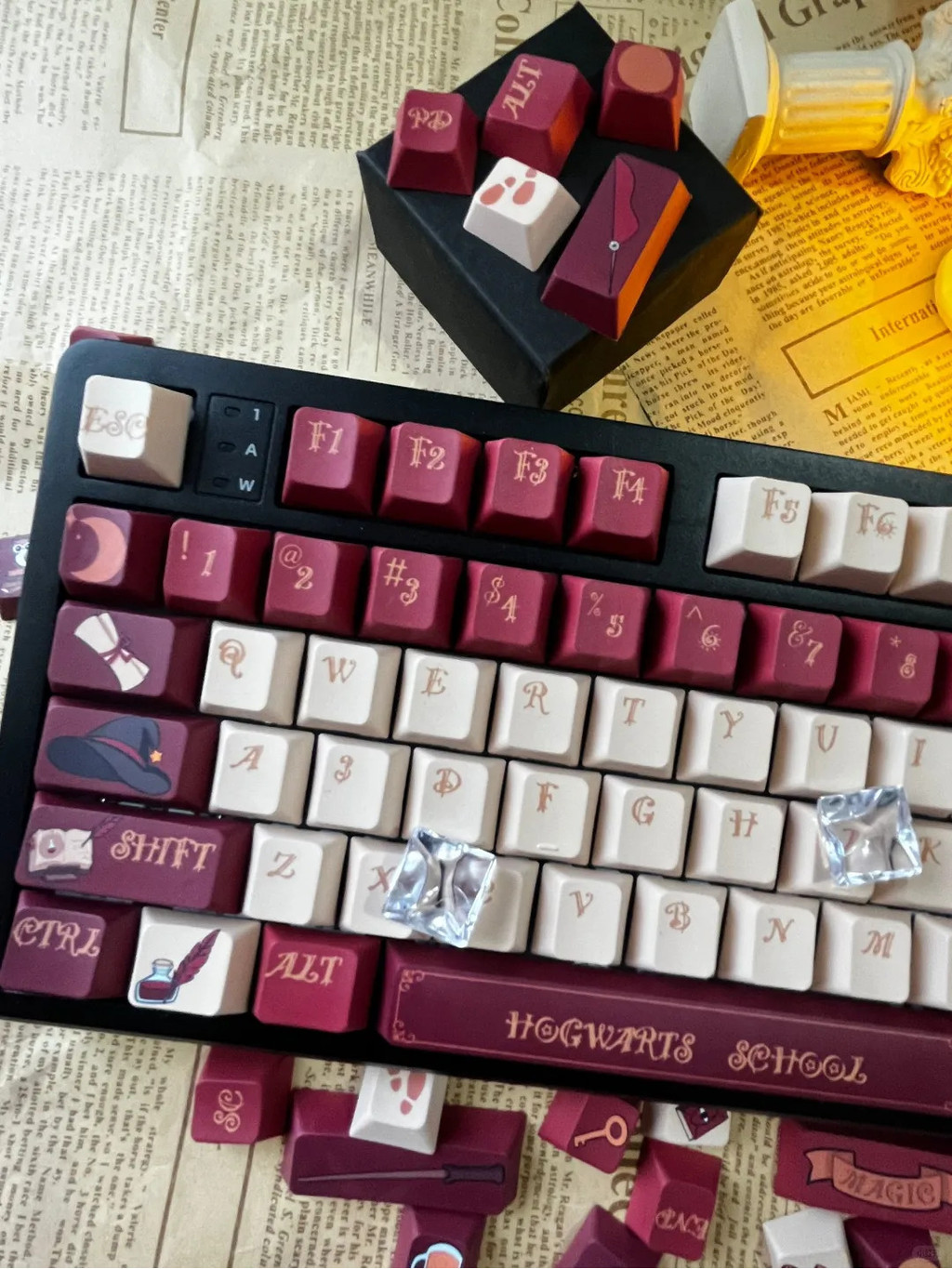 Gryffindor Keycaps Cherry Profile PBT Keycap Five-sided Sublimation ...