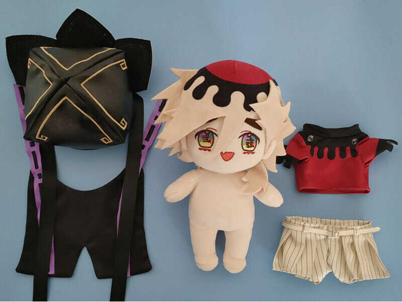 ZXH Demon Slayer Plush Douma Figure Plushie Doll Clothes Changeable ...