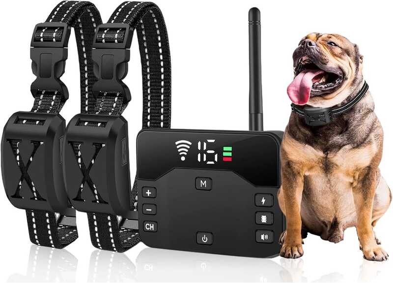 FULUPET Dogs, 2-in-1 Fence, Pet Containment System with Rechargeable ...