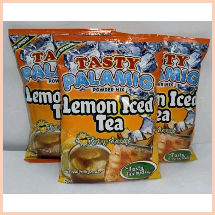 ♣ TASTY LEMON ICED TEA PALAMIG (500grms) | Shopee Philippines