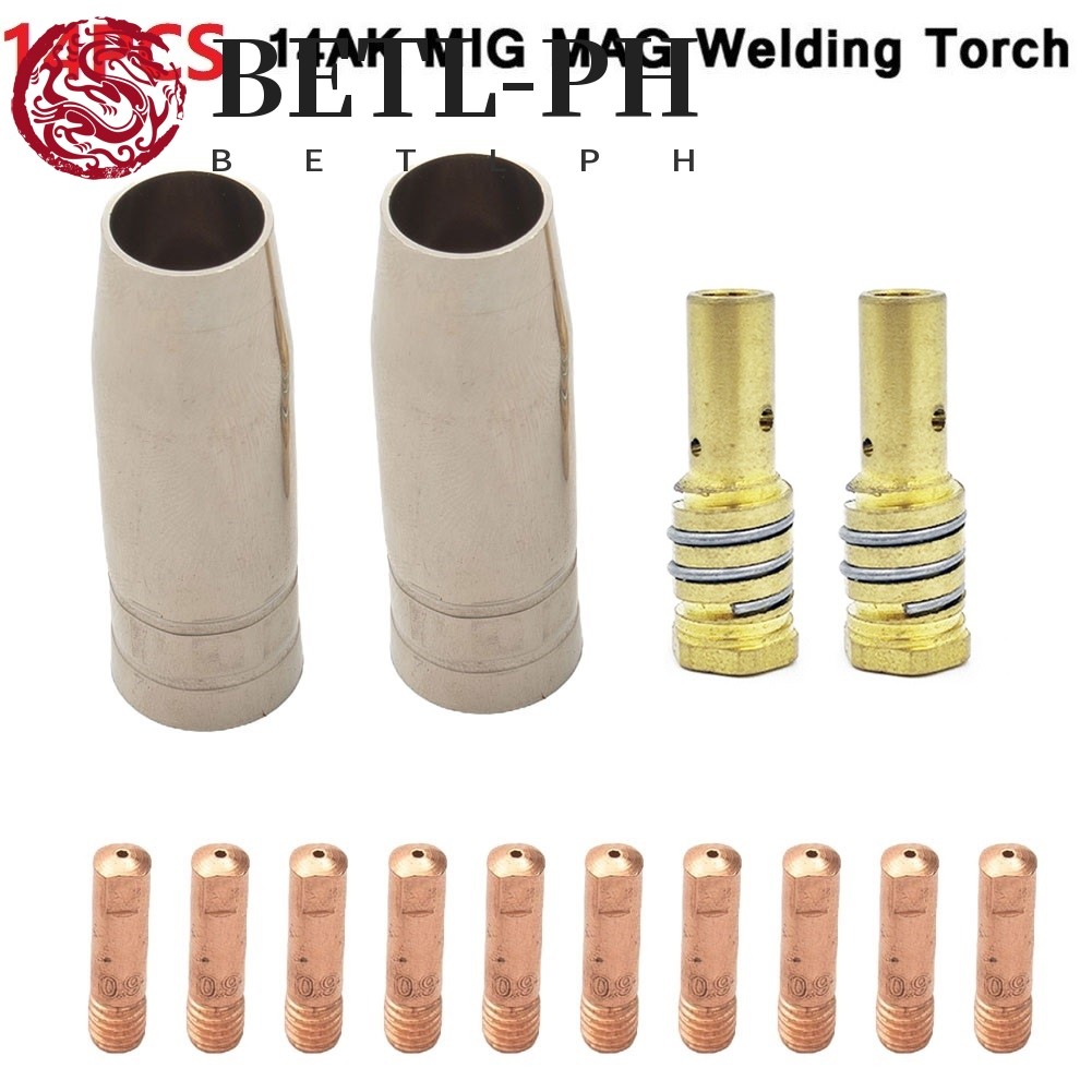 betterlife3.ph⚡ 14Pc MAG MIG-14AK Welding Torch Consumables Torch Gas ...
