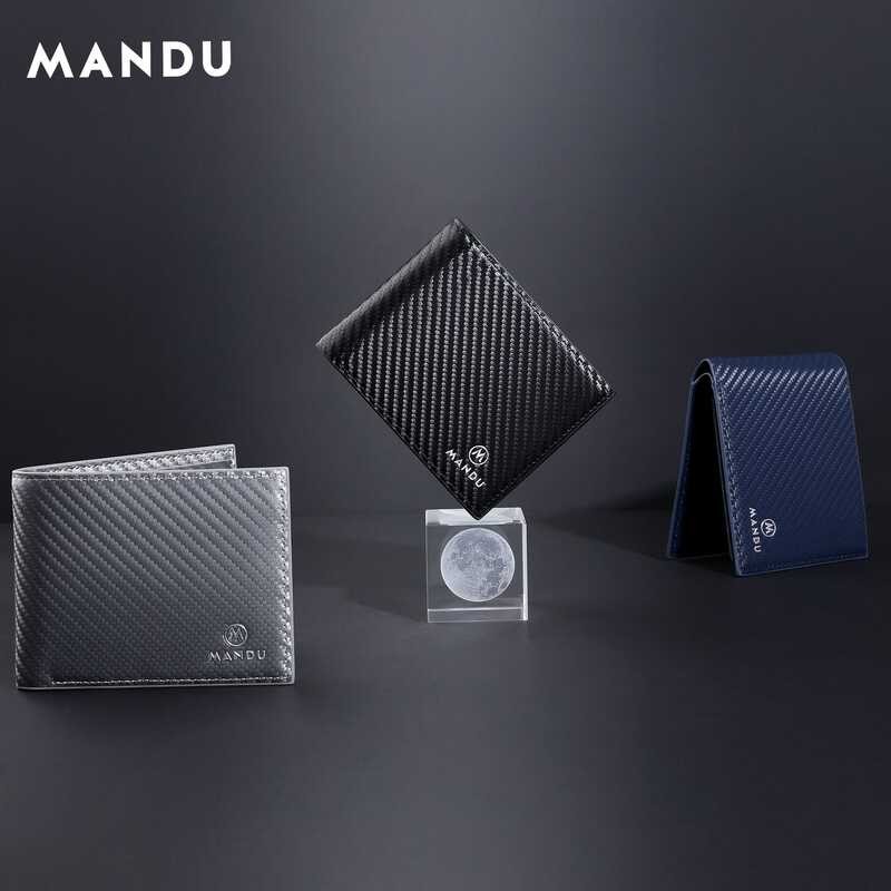 MANDU Wallet Men's High-End Sense Anti-Theft Brush Large-Capacity ...