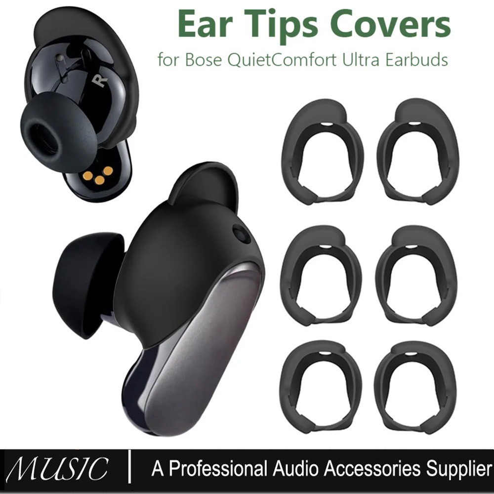 [3 Pairs] Ear Tips Covers for Bose QuietComfort Earbuds II(2022)&Bose ...