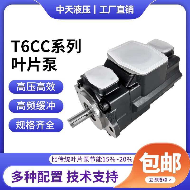 DENISON Vane T6CC-006-005-1R00-C100 Twin Hydraulic Pump T6DC/T6ED ...