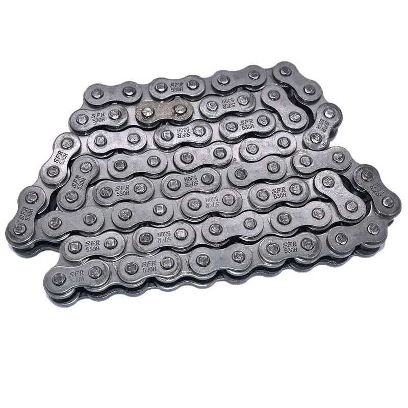 AA 530 74 Links With Chain Link Chains Fit For 250-800Cc ATV Quad Pit ...