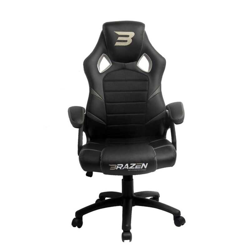 Brazen Puma PC Gaming Chair Black/Grey | Shopee Philippines