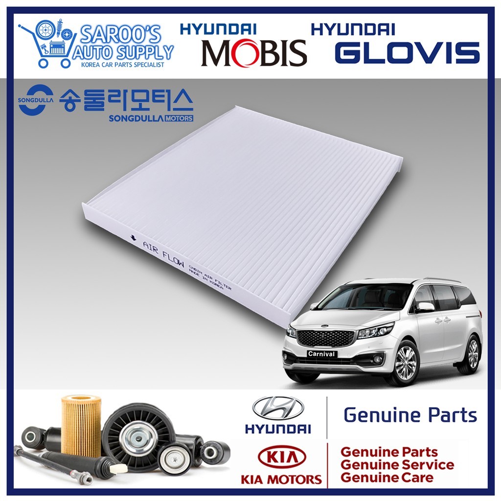Aircon Filter / Cabin Filter For Kia Grand Carnival , 2014-2018, Made ...