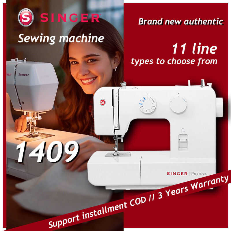 Singer 1409 Heavy Duty Sewing Hine Industrial 800Spm 60W 9 Es 4-Step ...