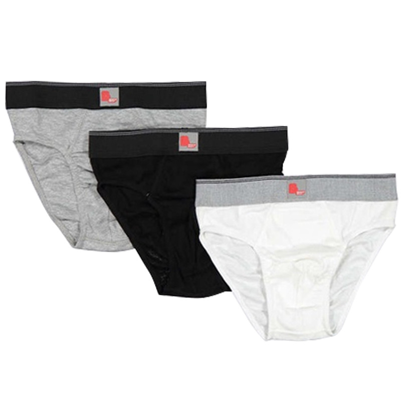 Bench & Body TUB0315A Men's Pack Hipster Brief 3in1 Black,White,Gray (M ...