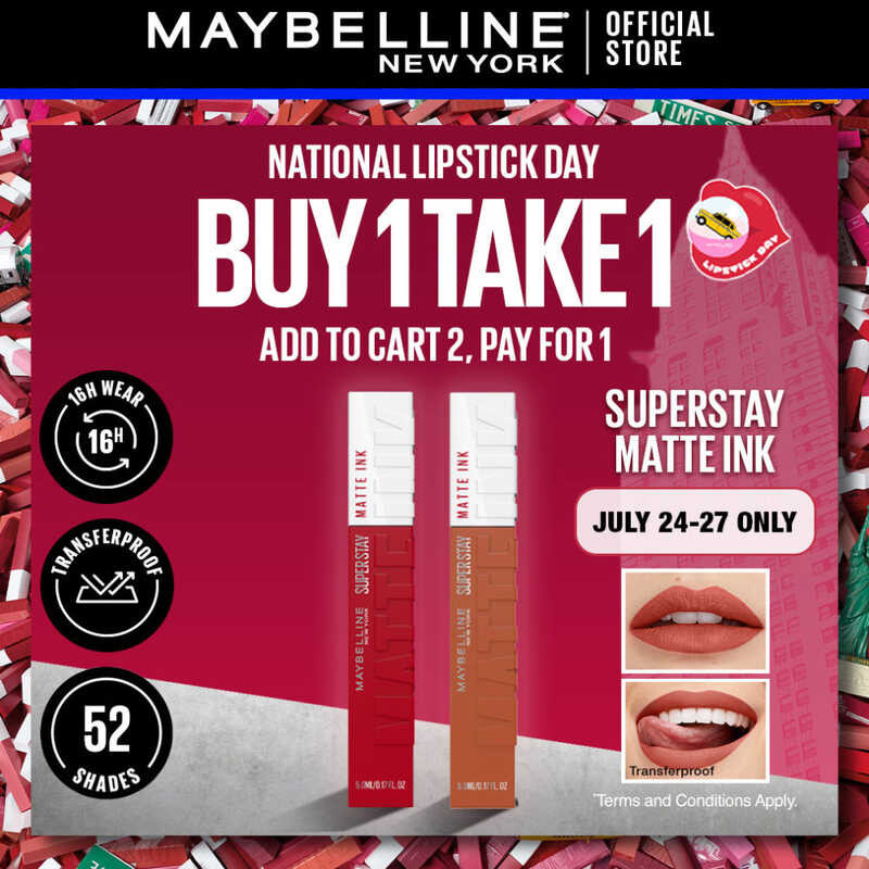 Maybelline Superstay Matte Ink Liquid Lipstick 16Hr Long-Lasting ...