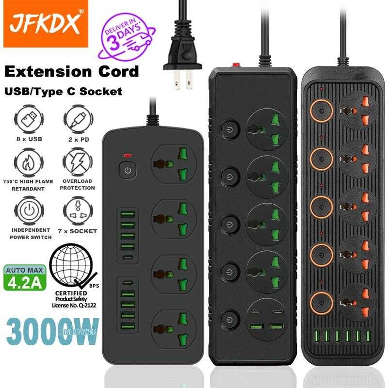 [Freebies] Power Extension Cord With USB Socket Extension Type C ...
