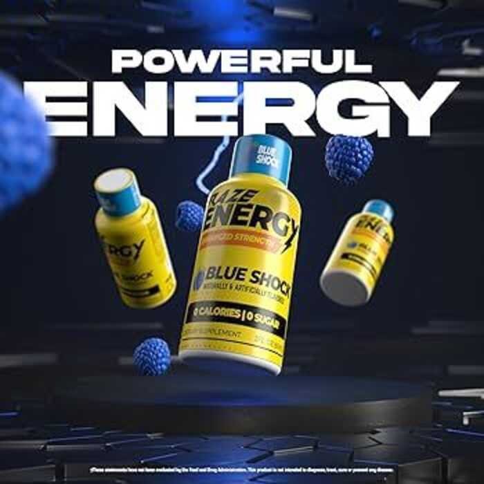 EXP Dec 11, 2025. 1 Bottle Of Raze ENERGY Shot, Blue Shock. Enhanced ...