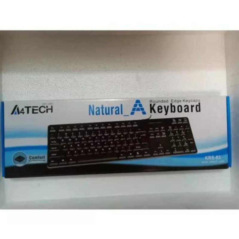 A4tech Krs83 WIRED COMFORT ROUND EDGE KEYCAPS | Shopee Philippines