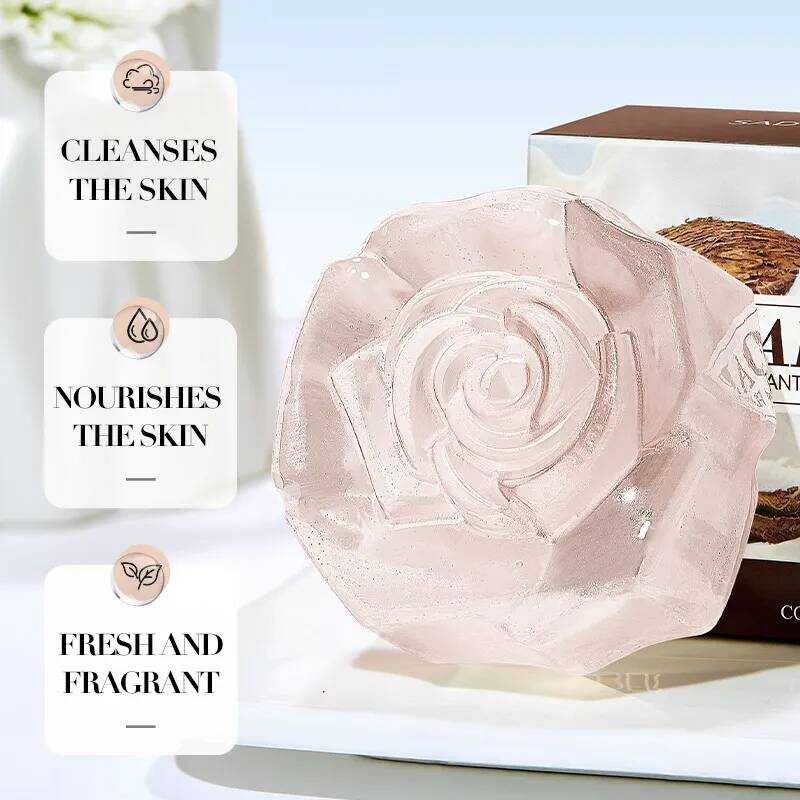 SADOER Full English Coconut Oil Soap Handmade Soap for Body Cleansing ...
