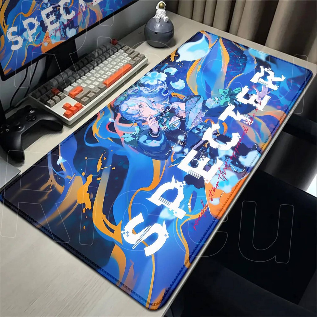 New Large Mouse Pad Hoshimachi Suisei Anime Computer Laptop Mouse Mats ...