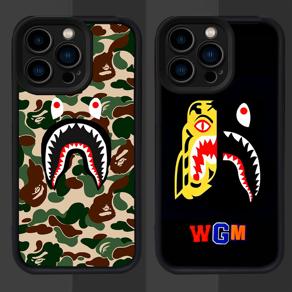 R125 Bape Shark iPhone 13 14 Plus Pro Max Case | Shopee Philippines