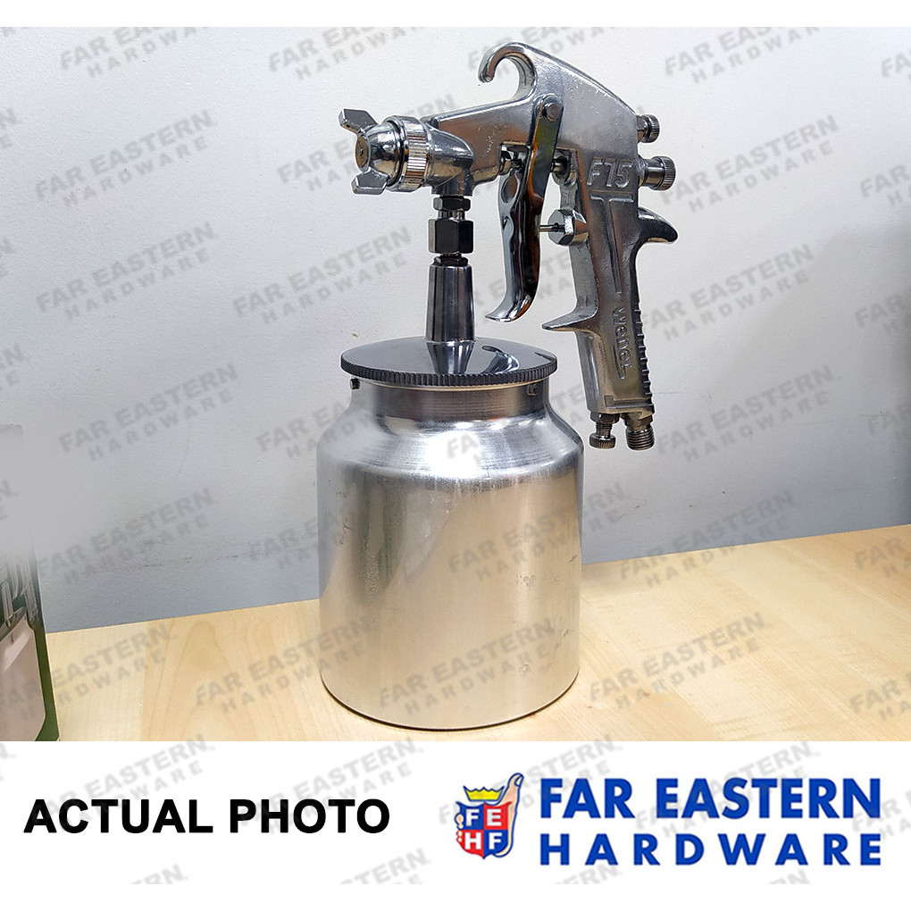WEBER Air Paint Spray Gun Gravity | Suction Pneumatic Sprayer 400cc ...