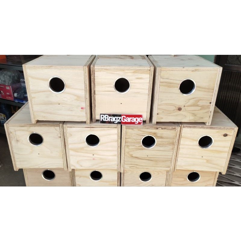 Nest Box (Albs African Lovebird) Two Door w/ Detachable Perch 8×8×10 ...