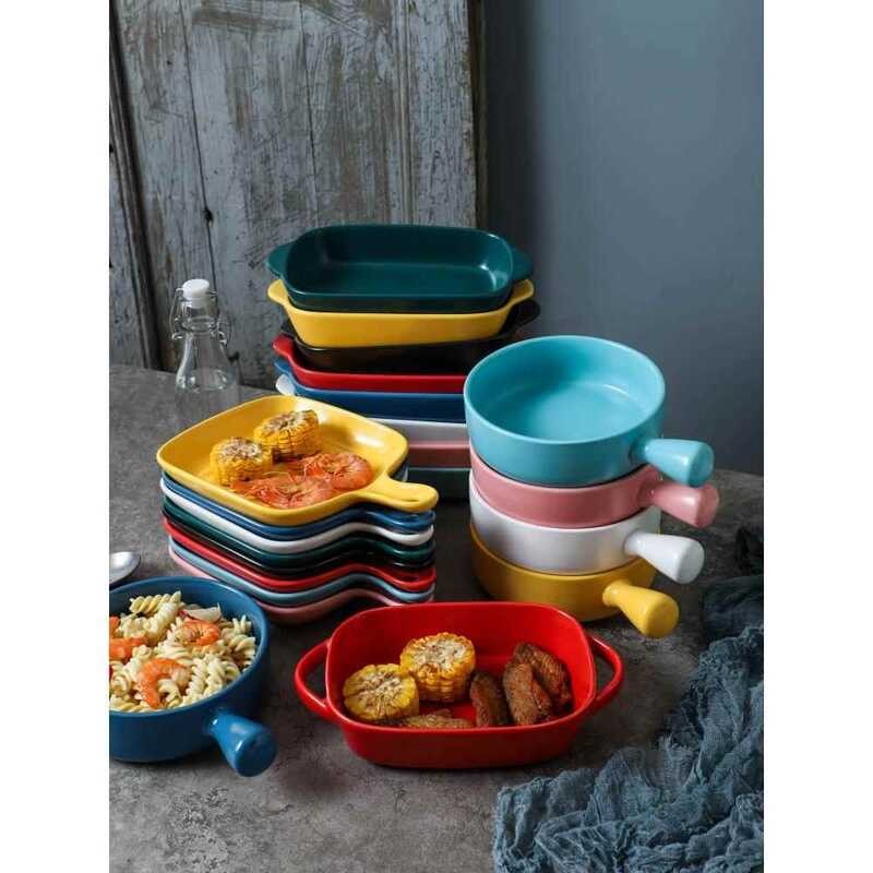 Nordic Househod Baking Rice Oven-Safe Breakfast Instant Noode Cheese ...