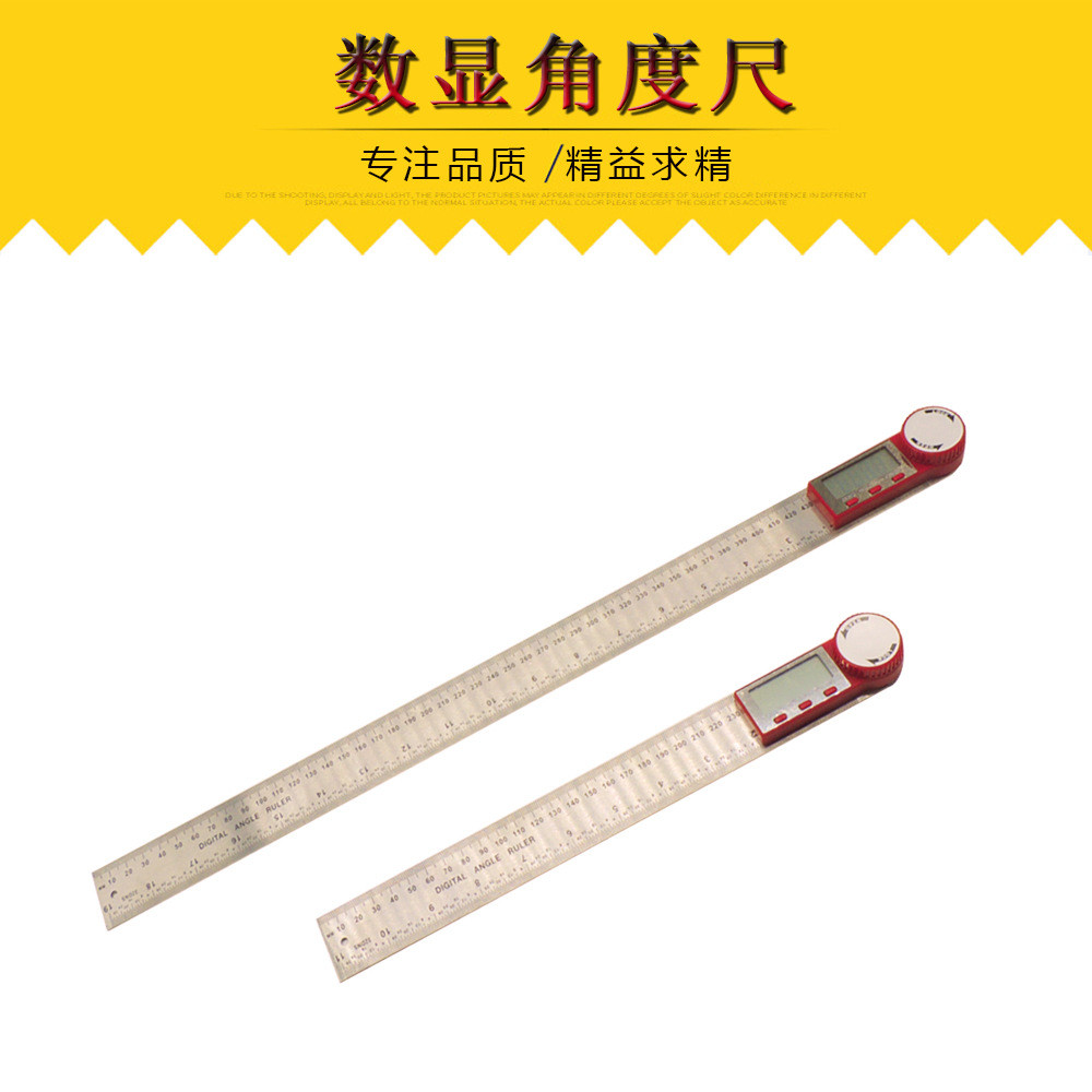Digital Angle Ruler Stainless Steel Electronic Angle Ruler 360 Angle ...