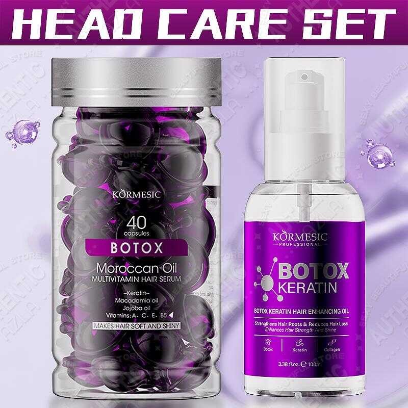 024 【Buy 1 Take 1】 40Pcs BOTOX Moroccan Essential Oil + Brazilian ...